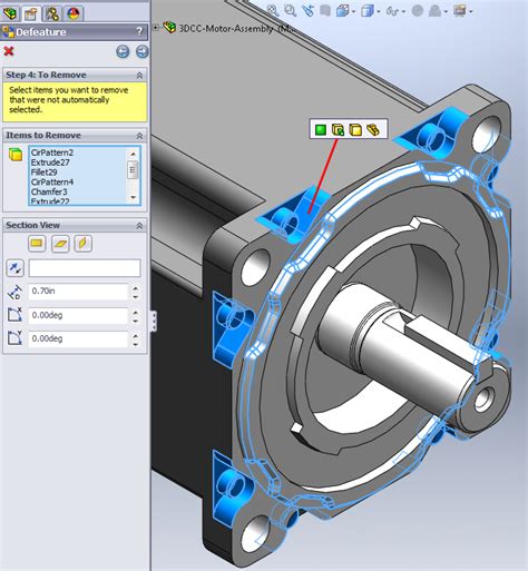 Solidworks Defeature How To Increase The Performance Of Imported Parts