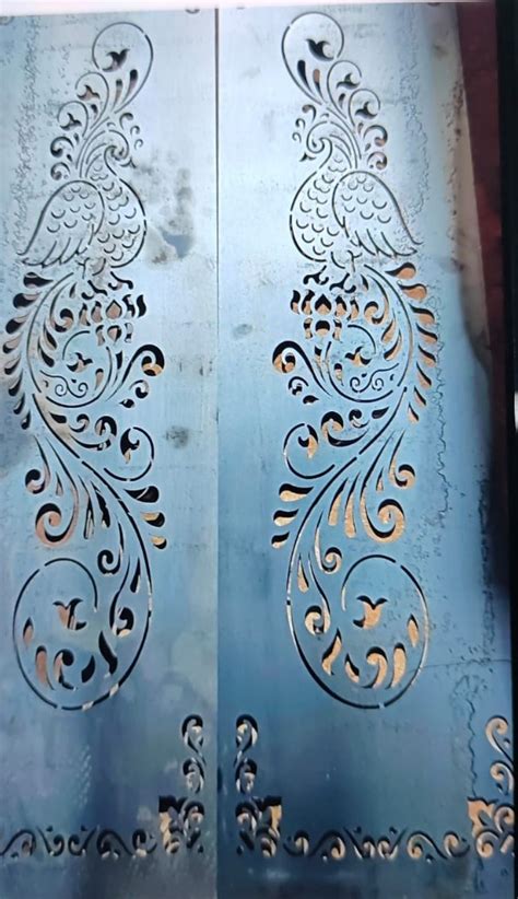 Cnc Plasma Cut Peacock With Frame Dxfsvg Design Makerbhawan