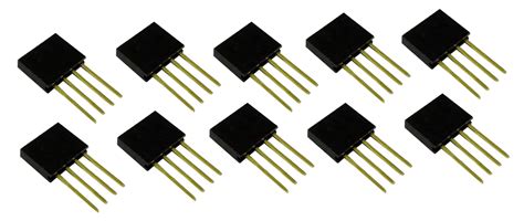 Basetta Femmina Impilabile 4 Pin 10 Pezzi Opencircuit