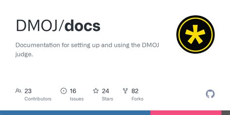 Github Dmojdocs Documentation For Setting Up And Using The Dmoj Judge