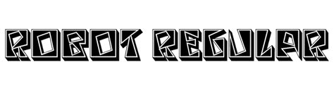 Robot Regular Font