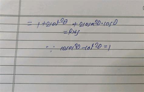 50 Prove That Csc Theta Cot Theta Csc Theta Cot Theta
