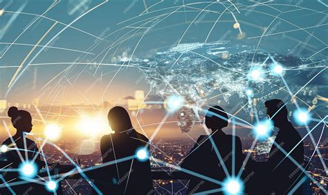 Premium Photo Hybrid Teamwork Asynchronous Collaboration