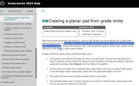 Creating A Planar Pad From Grade Limits But Planar Pads Without Elevation Site Design