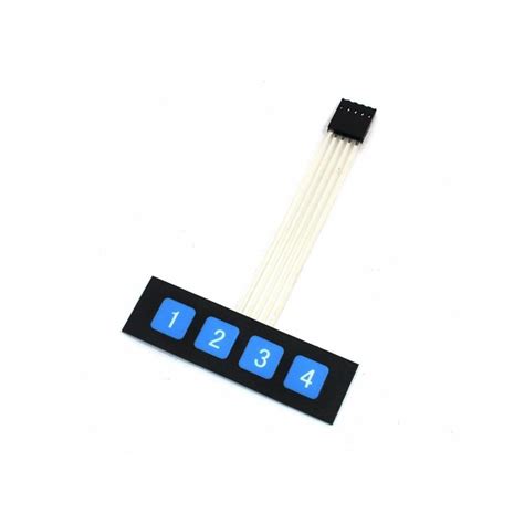 Teclado Matricial De Membrana 4 Teclas Eletrogate 12 Anos