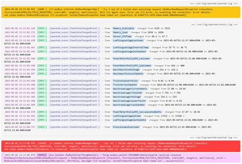 Modbus Communicationerror Modbusioexception Bindings Openhab Community