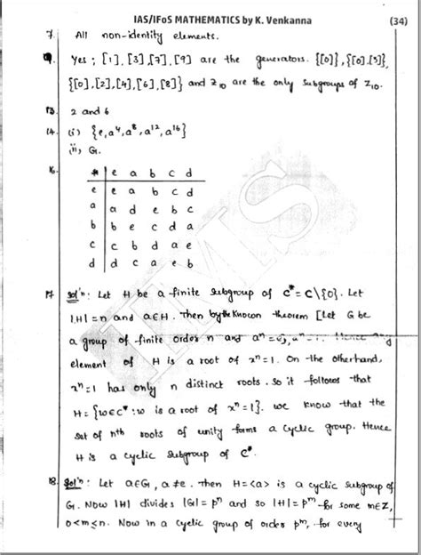Mathematics Optional K Venkanna Sir Ims 2021