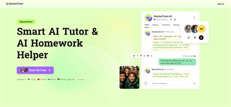 Geniustutor Overview Ai Tutor And Ai Homework Helper To Solve Your