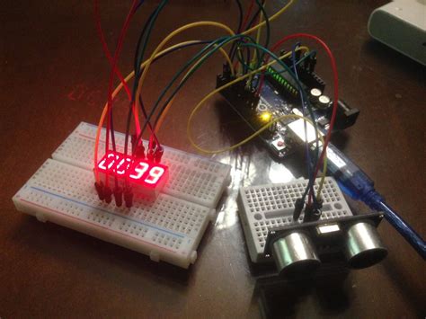 Arduino Sonic Meter Dynamic Display 4 Steps With Pictures Instructables