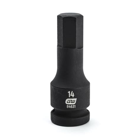 1 2 Drive Hex Bit Impact Metric Socket 14mm