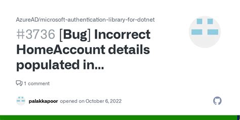 Bug Incorrect Homeaccount Details Populated In Authenticationresult Of