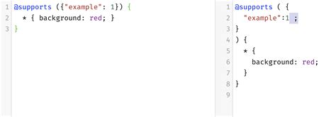 css prettier wrongly adds new semicolons to at rule preludes · issue