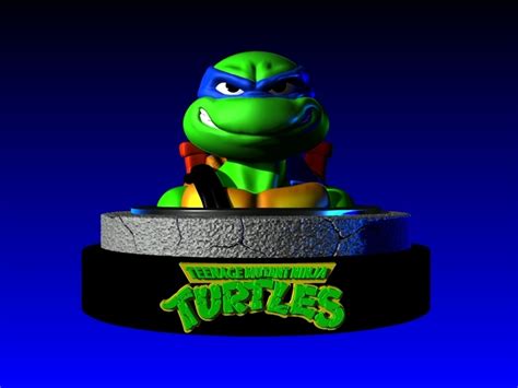 Stl File Leo Turtles Mutant Ninja Mayhem Chaos Bust Turtle ♌・3d Printable Model To Download・cults