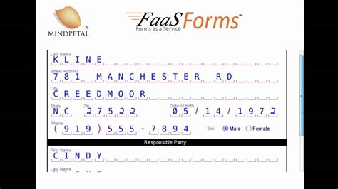 Faasforms Automatically Prefilling Forms With Existing Data Youtube