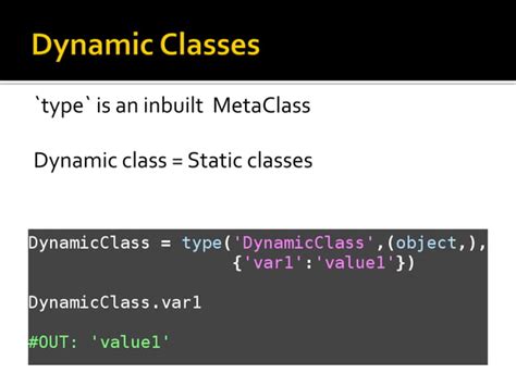 Doing Magic With Python Metaclasses Ppt