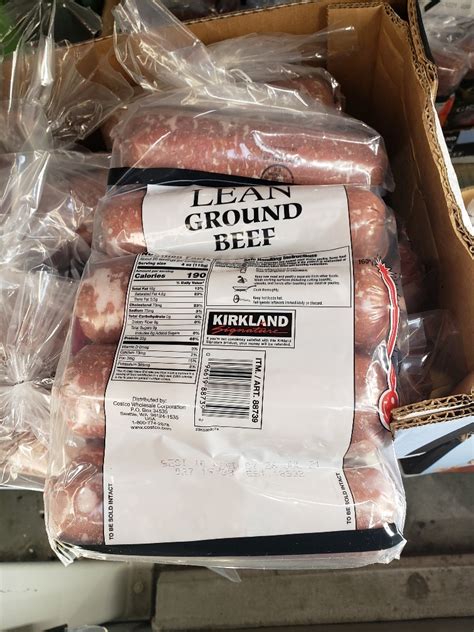 Kirkland Signature 91 Lean Ground Beef Frozen Eat With Emily