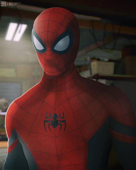 Mcu Spider Man Redesign By Barrettstudio By Tytorthebarbarian On Deviantart