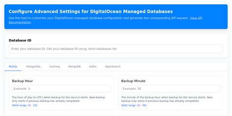 Github Do Solutionsdo Db Config Ui Web App To Help Configure Advanced Settings For