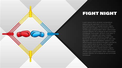 Boxing Ring Top View Illustration 42671562 Vector Art At Vecteezy