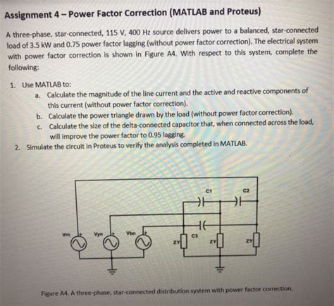 Solved Assignment 4 Power Factor Correction Matlab And