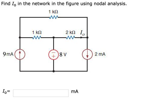 Solved Find Io In The Network In The Figure Using Nodal Chegg