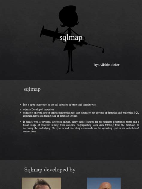 Sqlmap By 22011556 105 Pdf Databases Information Retrieval