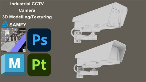 Cctv Camera Low Poly 3d Model By Samfy