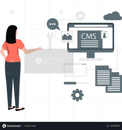 Girl Explain About Programming Illustration Free Download Seo And Web