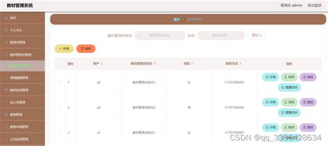 基于javassmvue的教材管理系统 Csdn博客