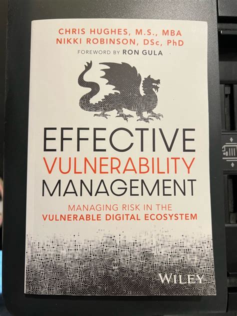 Jim Meyer On Linkedin I Just Started Reading “effective Vulnerability Management” I Will Share…