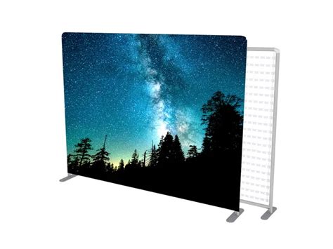 10ft Width EZ Tube Lightbox Hawk Display