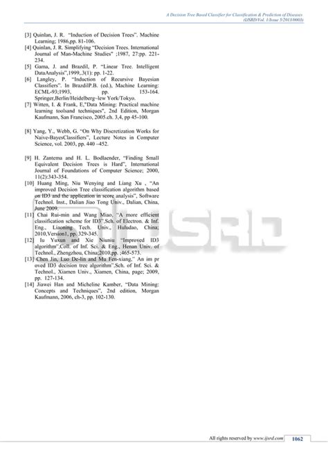 A Decision Tree Based Classifier For Classification And Prediction Of