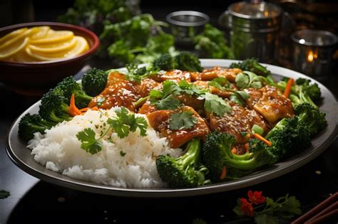 Premium AI Image Gai Tod Thai Main Course