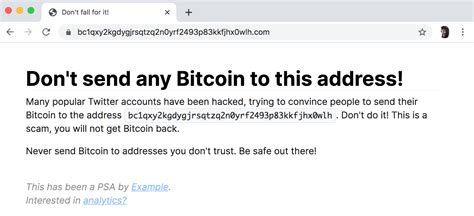 The Bitcoin Address From The Twitter Hack Is Now A Registered Domain Mashable