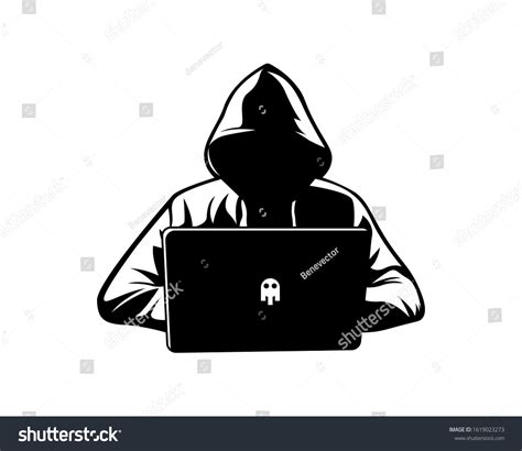 Data Security Protection Mysterious Anonymous Hacker Stock Vector Royalty Free 1619023273