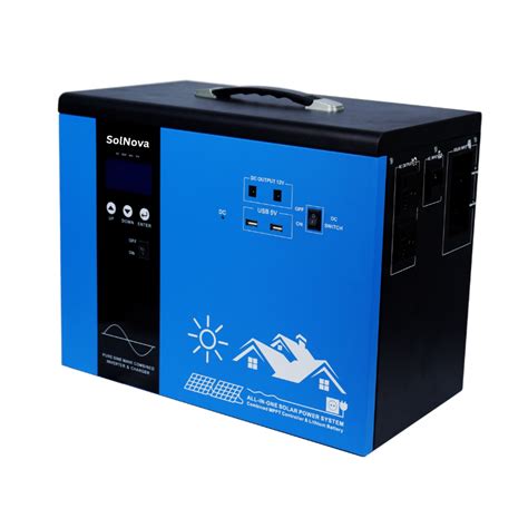 Portable Efficiency 3kw Solar Generator With Lifepo4 Battery