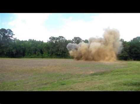 Quarter Stick Of Dynamite And Gasoline Explosion Youtube