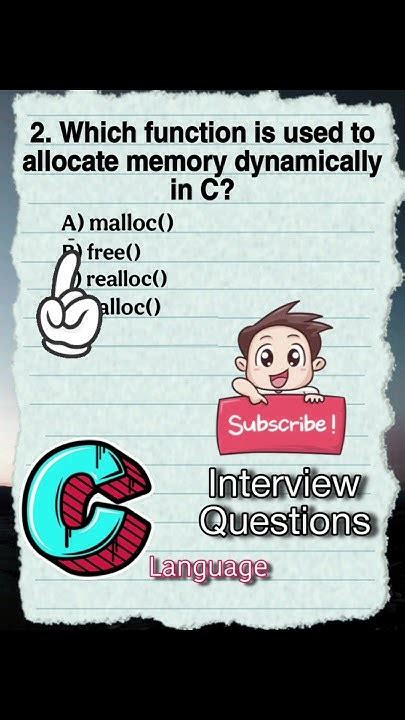 Top 5 Essential C Language Interview Questions And Answers Must Know For Freshers 🚀