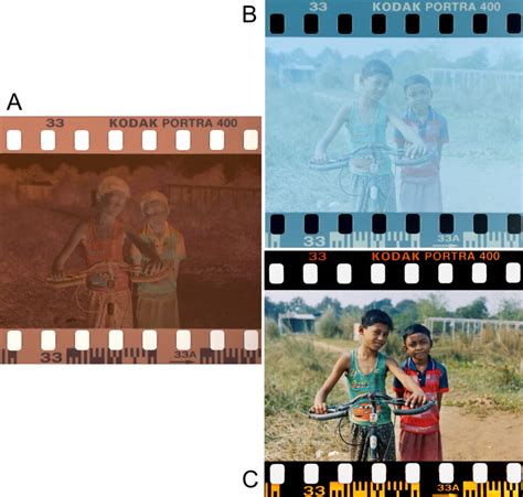 Three Step And One Step Conversion Of Colour Film Negatives With
