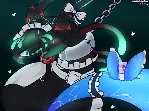 Rule 34 2 Penises Blush Blush Lines Bondage Bondage Bound Calamity
