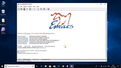 How To Install Emacs Text Editor On Windows 10 Rplanetemacs