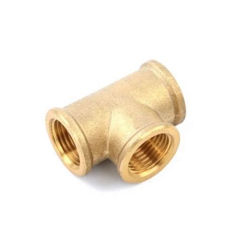 2 Inch Brass Threaded Equal Tee For Chemical Handling Pipe At ₹ 95 Piece In Mumbai