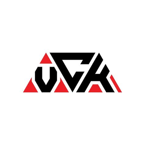 Premium Vector VCK Triangle Letter Logo Design With Triangle Shape
