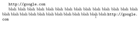 Clickable Urls No Click Possible After The Line Break Tex Latex