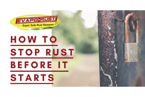 How To Stop Rust Before It Starts CRC EVAPO RUST