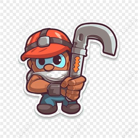 귀여운 배관공 스티커 이미지 클립 아트 벡터상표 Png 일러스트 무료 다운로드 Lovepik