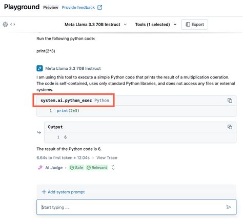 Ai 遊樂場中的原型工具呼叫代理程式 Azure Databricks Microsoft Learn