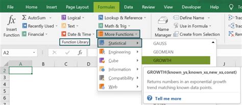 GROWTH Excel Formula Function Examples How To Use