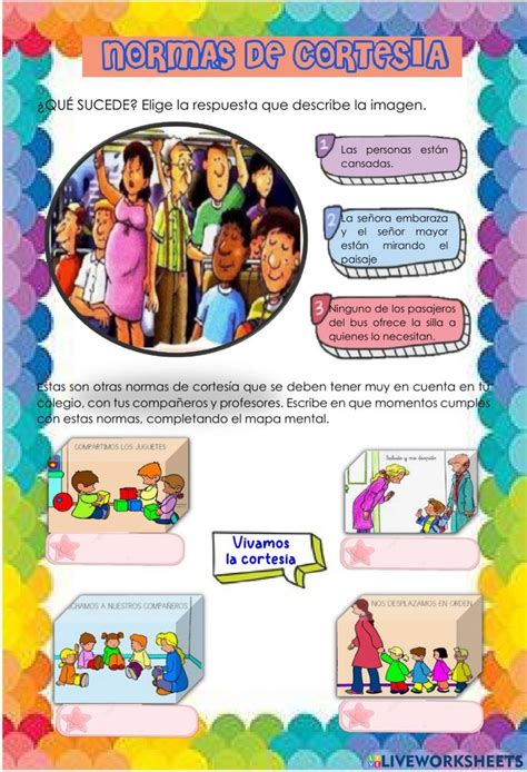 Taller Normas De Cortesía Worksheet Mapa Mental Mapas
