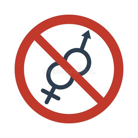 No Sex Vector Sign Stock Vector Illustration Of Illustration 22964178